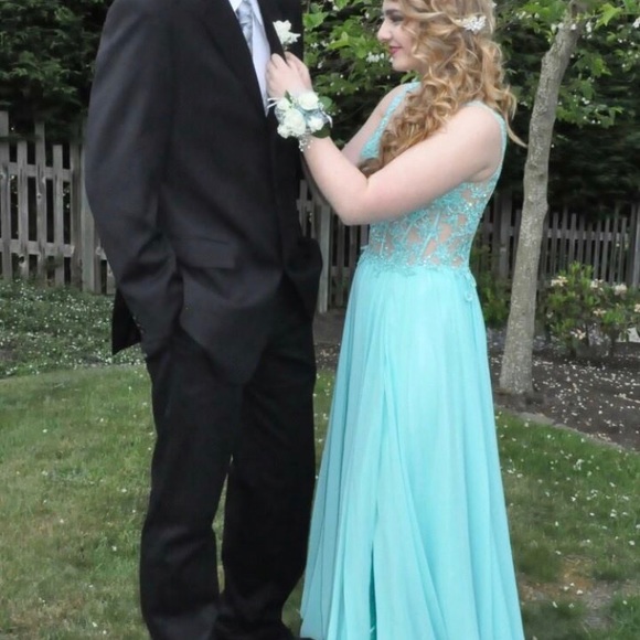 PromGirl | Dresses | Gorgeous Teal Blue Prom Dress | Poshmark